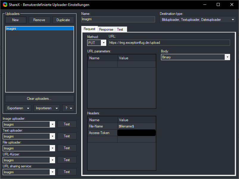 GitHub - Exceptionflug/Imagini: A java file server built on the moon library